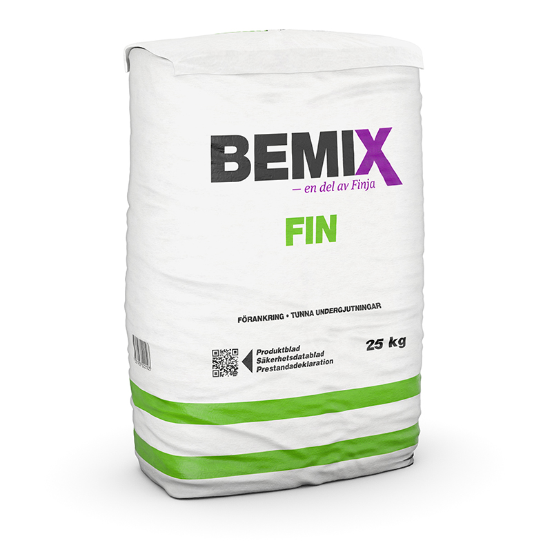 Bemix Fin expanderande betong - Din leverantör av specialbruk